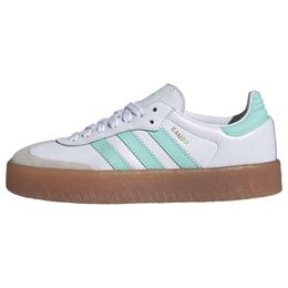 adidas originals Sneaker 'Samba' Jungen Gr&ouml;&szlig;e 35.5 t&uuml;rkis / stone / wei&szlig;