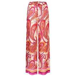 ana alcazar Hose 'Wegora' Damen Gr&ouml;&szlig;e 44 creme / orange / fuchsia / rot