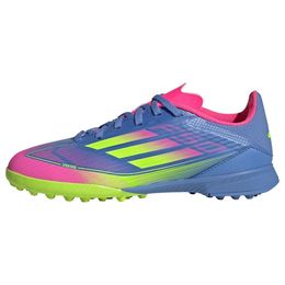 adidas Performance Fußballschuh 'F50 League' Jungen Größe 35.5 saphir / neongrün / neonpink