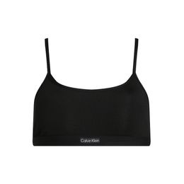 Calvin Klein Swimwear Bikinitop Damen Größe 90 schwarz / weiß