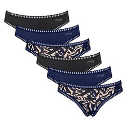 Sloggi Panty female Blue, Black size XL