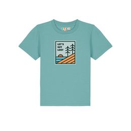 Watabout.kids Shirt 'Let's Get Lost' boy Blue size 122/128