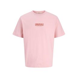 Jack & Jones JACK & JONES T-Shirt Herren Gr&ouml;&szlig;e S gelb / pink / rot / offwhite