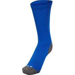 Hummel Sportsocken 'Pro' Herren Gr&ouml;&szlig;e 43/46 kobaltblau / gelb / graumeliert