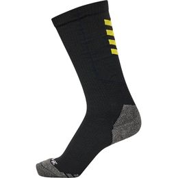 Hummel Sportsocken 'Pro' Herren Gr&ouml;&szlig;e 39/42 gelb / grau / schwarz