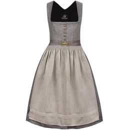 Stockerpoint Dirndl 'Tilda' Damen Gr&ouml;&szlig;e 38 greige / graumeliert