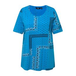 Ulla Popken Shirt female Blue size 62-64