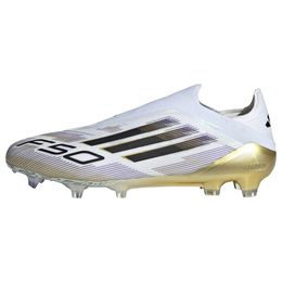 adidas Performance Fu&szlig;ballschuh 'F50 Elite Laceless' Herren Gr&ouml;&szlig;e 39/39.5 gold / dunkellila / schwarz / wei&szlig;