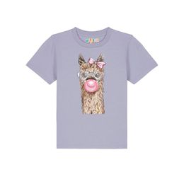 Watabout.kids Shirt 'Alpaka' girl Purple size 134/146
