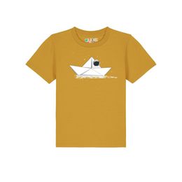 Watabout.kids Shirt 'Astronaut In Paper Boat' girl Yellow size 122/128