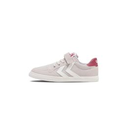 Hummel Sneaker 'Slimmer Stadil' Jungen Größe 35 hellgrau / beere / weiß