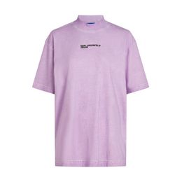 KARL LAGERFELD JEANS Oversized Shirt female Purple size XS