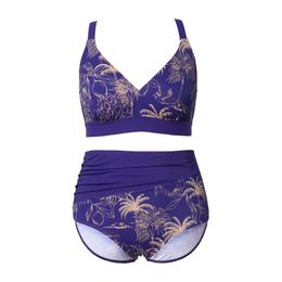 Ulla Popken Bikini female Blue size 50