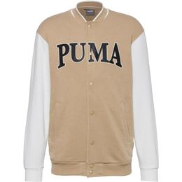 Puma Jacke 'Squad' Herren Gr&ouml;&szlig;e S hellbraun / schwarz / wei&szlig;