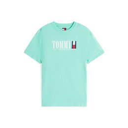 Tommy Jeans T-Shirt Herren Gr&ouml;&szlig;e S navy / mint / rot / wei&szlig;