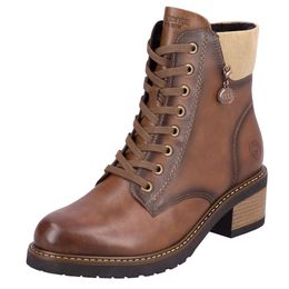 Remonte Schnürstiefelette Damen Größe 44 kastanienbraun / hellbraun Winterschuhe