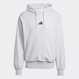 adidas Sportswear Sportsweatshirt 'FEELCOZY' Herren Größe M hellgrau / schwarz