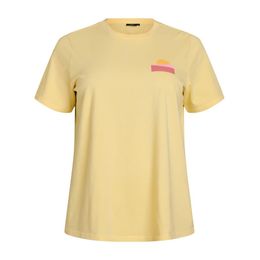 ZIZZI Shirt 'EWinna' female Yellow size XXXL