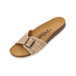 Palado Pantoletten 'Malta Stitch' Damen Größe 44 chamois / ecru / hellbraun / schwarz