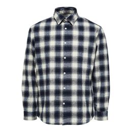 Selected Button Up Shirt 'Baldo' male Blue size XL