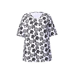 Ulla Popken Shirt female Black, White size 58-60
