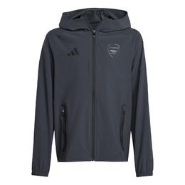 adidas Performance Sportjacke 'Arsenal Tiro 25 Competition Vis Tech Travel' Jungen Größe 176 anthrazit