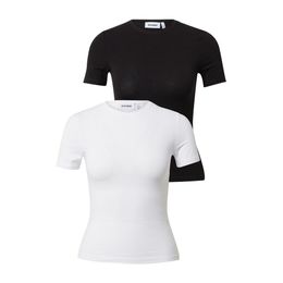 WEEKDAY Shirt female Black, White size M