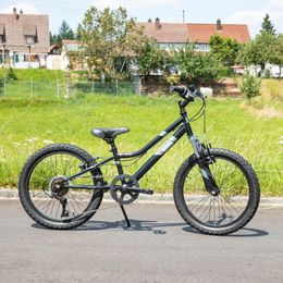 Galano GA20 Kinderfahrrad 20 Zoll ab 5 Jahre 120 - 135 cm M&auml;dchen Jungen Fahrrad schwarz/grau