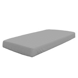 Dormisette Spannbetttuch Biber silbergrau