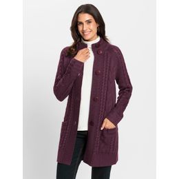 Longstrickjacke