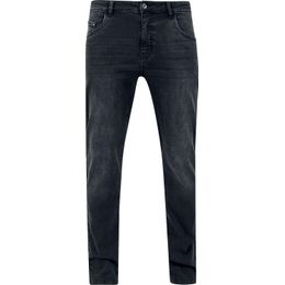 Urban Classics Stretch Denim Pants Jeans schwarz in W30L32 TB1437 black washed