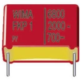 Wima FKP1U026807F00KSSD 1 St. FKP-Folienkondensator radial bedrahtet 0.068 &micro;F 2000 V/DC 10 % 37.5 mm (L x B x H) 41.5 x 19 x 32 mm