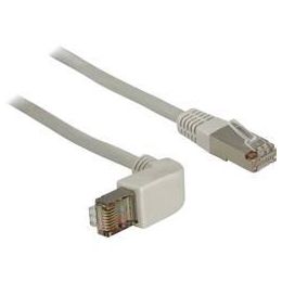 Delock 83515 RJ45 Netzwerkkabel, Patchkabel CAT 5e S/FTP 1.00 m Grau 1 St.