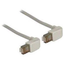Delock 83510 RJ45 Netzwerkkabel, Patchkabel CAT 5e S/FTP 0.50 m Grau 1 St.