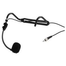 Monacor HSE-821SX Headset Gesangs-Mikrofon &Uuml;bertragungsart (Details):Kabelgebunden inkl. Windschutz Mikrofon (3.5 mm Klinke), Mikrofon (6.3 mm Klinke)