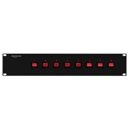 Monacor MCS-180 Rack-Steckdosenleiste 2 HE Rack-Steckdosenleiste