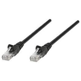 Intellinet 320788 RJ45 Netzwerkkabel, Patchkabel CAT 5e U/UTP 7.50 m Schwarz 1 St.