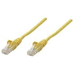Intellinet 319966 RJ45 Netzwerkkabel, Patchkabel CAT 5e U/UTP 7.50 m Gelb 1 St.