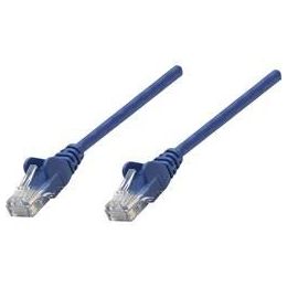 Intellinet 325936 RJ45 Netzwerkkabel, Patchkabel CAT 5e U/UTP 10.00 m Blau 1 St.