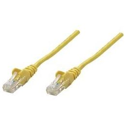 Intellinet 342407 RJ45 Netzwerkkabel, Patchkabel CAT 6 U/UTP 15.00 m Gelb 1 St.