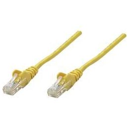 Intellinet 342391 RJ45 Netzwerkkabel, Patchkabel CAT 6 U/UTP 7.50 m Gelb 1 St.