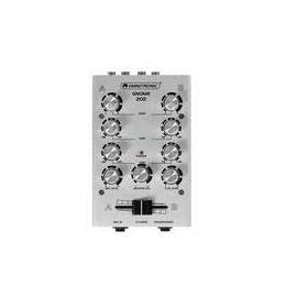Omnitronic GNOME-202 2-Kanal DJ Mixer Silber