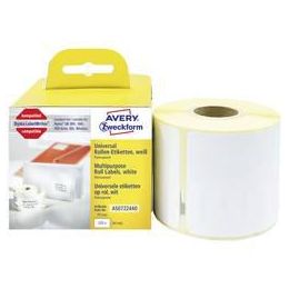 Avery-Zweckform Etiketten (Rolle) 70 x 54 mm Papier Wei&szlig; 320 St. Permanent haftend Universal-Etiketten AS0722440