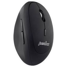 Perixx Perimice-719 Ergonomische Maus Funk Optisch Schwarz 6 Tasten 1600 dpi Ergonomisch