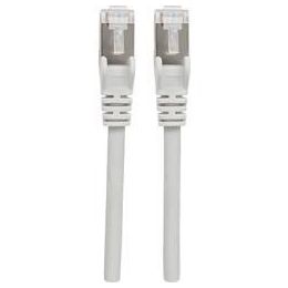 Intellinet 741156 RJ45 Netzwerkkabel, Patchkabel CAT 6a S/FTP 20.00 m Grau Folienschirm, Geflechtschirm, Geschirmt, Halogenfrei 1 St.