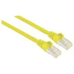 Intellinet 740838 RJ45 Netzwerkkabel, Patchkabel CAT 6a S/FTP 2.00 m Gelb Folienschirm, Geflechtschirm, Geschirmt, Halogenfrei 1 St.