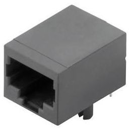 Weidm&uuml;ller RJ45C5 T1D 3.2N4N RL SO RJ45-Steckverbinder CAT 5 2439040000 Buchse, Einbau horizontal Polzahl Sensoren 8 Schwarz 260 St.