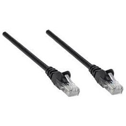 Intellinet 318754 RJ45 Netzwerkkabel, Patchkabel CAT 6a S/FTP 0.50 m Schwarz Einzelschirm, Gesamtschirm, Halogenfrei 1 St.