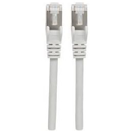 Intellinet 317177 RJ45 Netzwerkkabel, Patchkabel CAT 6a S/FTP 7.50 m Grau Folienschirm, Geflechtschirm, Halogenfrei 1 St.