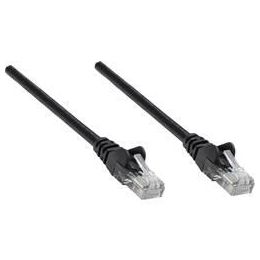 Intellinet 318761 RJ45 Netzwerkkabel, Patchkabel CAT 6a S/FTP 1.00 m Schwarz Einzelschirm, Gesamtschirm, Halogenfrei 1 St.